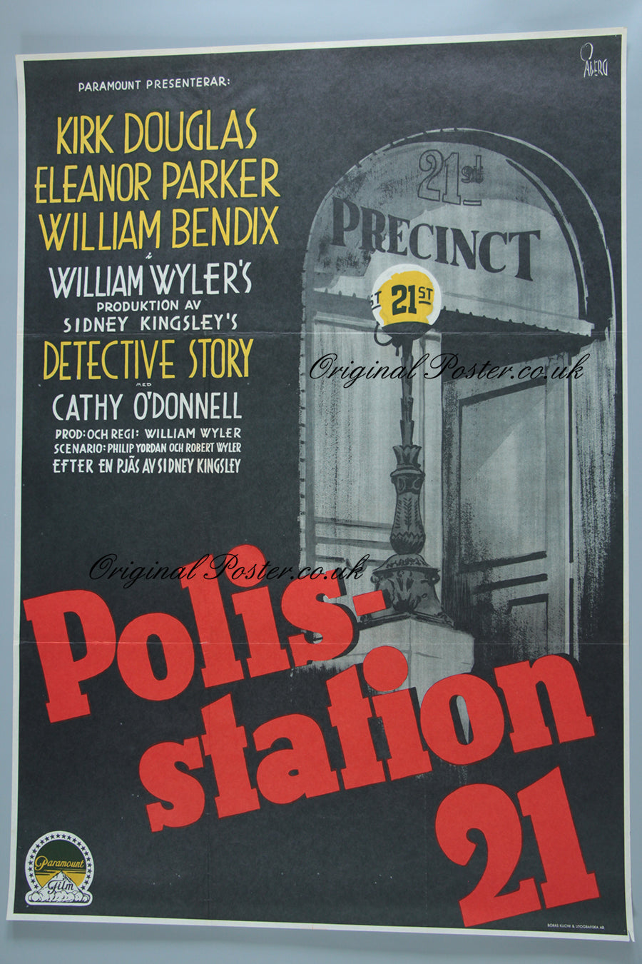 Detective Story – Original Film Poster