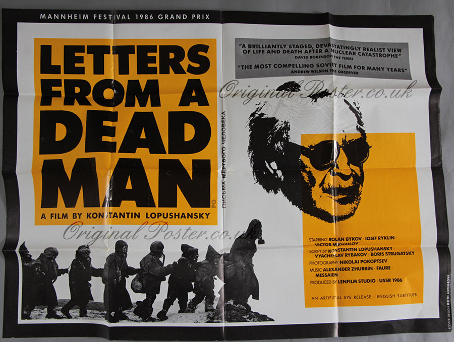 Letters from a Dead Man – Original Film Poster